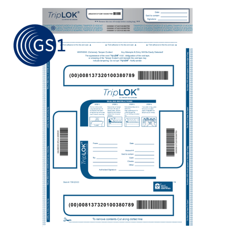 TripLok 12x16 Carton of 500 Clear Security Bag