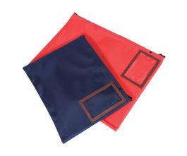 Flat Trans-Sac Mailing Envelope, 14" x 18", Red Nylon