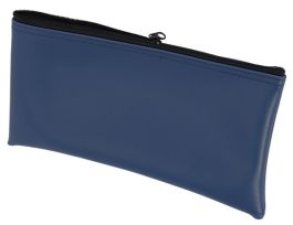Vinyl Zipper Bag, Blue