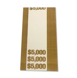 Currency Strap - Preglued - $5,000/50s - Brown