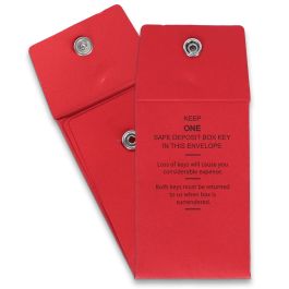 Vault Key Envelope, red